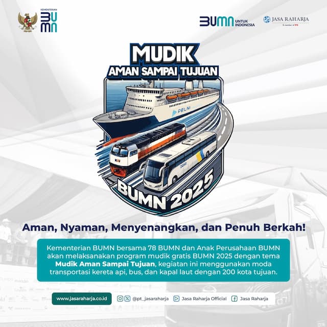 Mudik Gratis BUMN Kembali Digelar, Wujud Nyata Pelayanan BUMN untuk ...